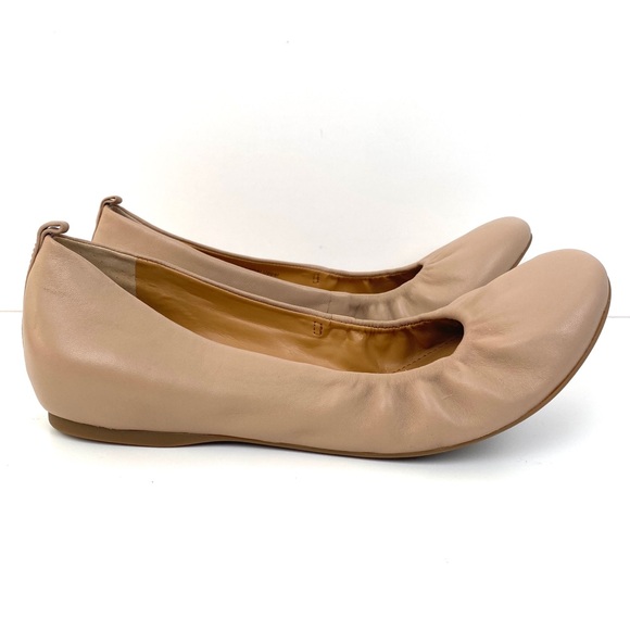 J. Crew | Shoes | J Crew Cecilia Leather Ballet Flats Blush | Poshmark